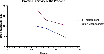 Compound heterozygous congenital protein C deficiency: a challenging ...